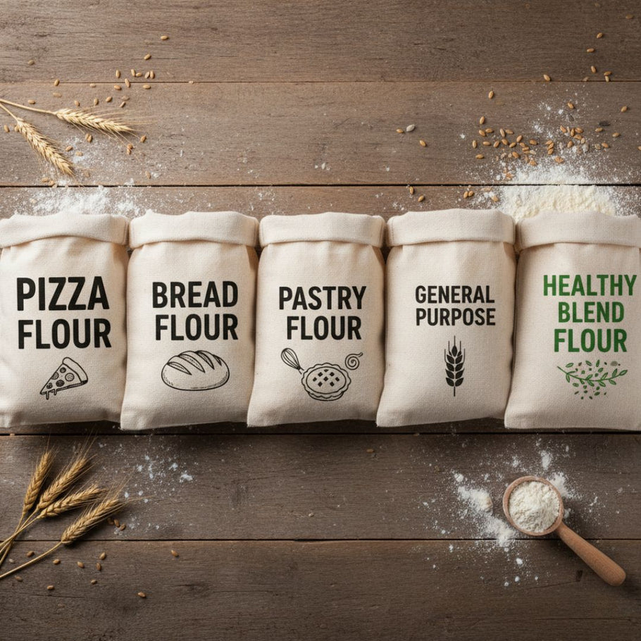 5 Types of Flour Explained: Best for Pizza, Bread, and Pastry – Pick & Get