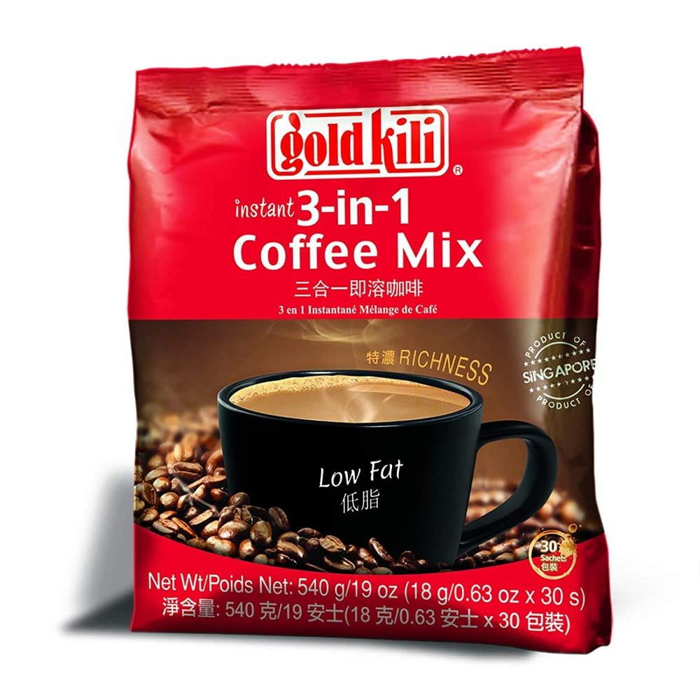 Gold Kili Instant 3 in 1 Low Fat Coffee Mix 19 Oz (540 g) – Pick & Get