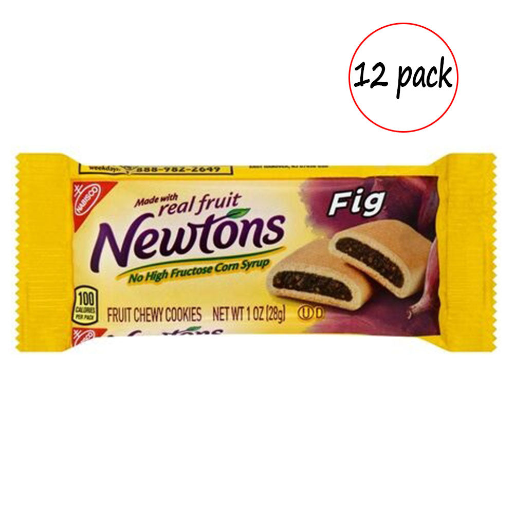 Newtons Soft & Fruit Chewy Fig Cookies - 12 Snack Packs (12 x 1 oz ...