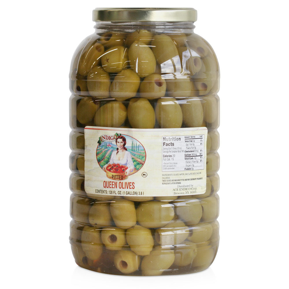 Indigo Green Jumbo Pitted Olives (1 GAL) – Pick & Get