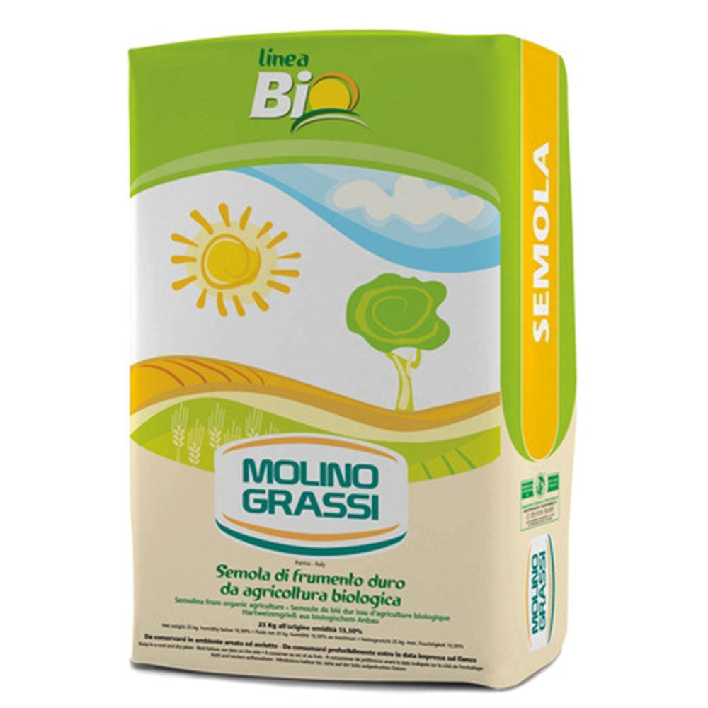Molino Grassi Organic Semolina Flour (55 LB) – Pick & Get